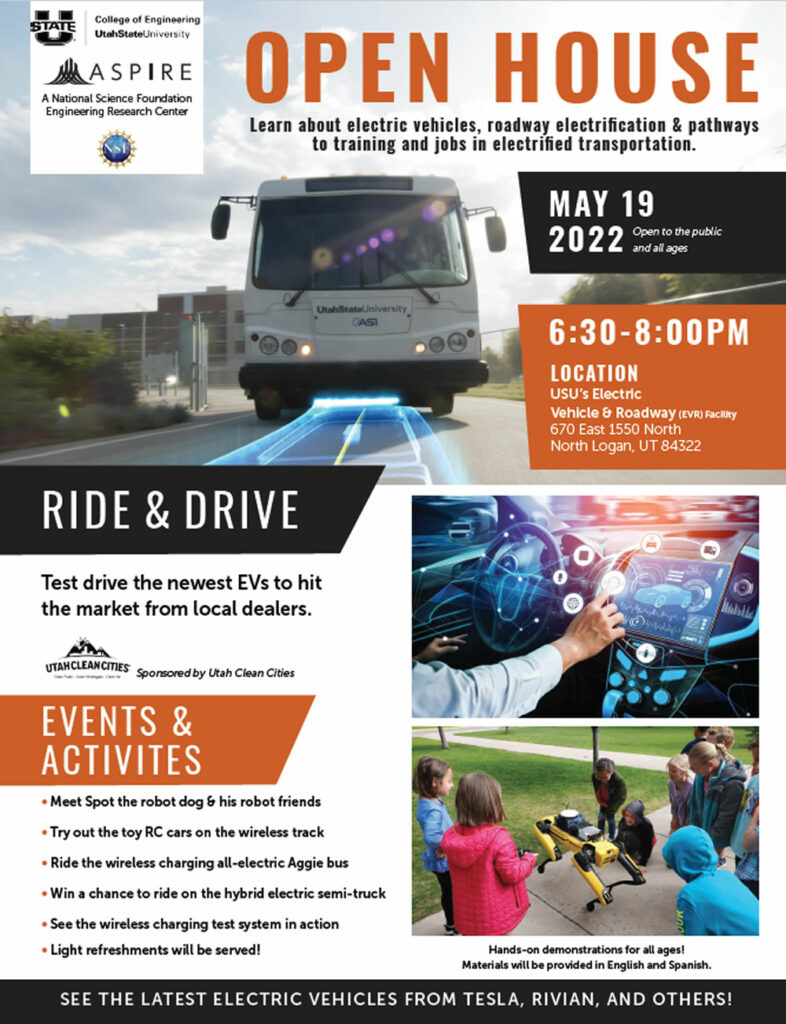 OPEN HOUSE: Learn about electric vehicles, roadway electrification ...